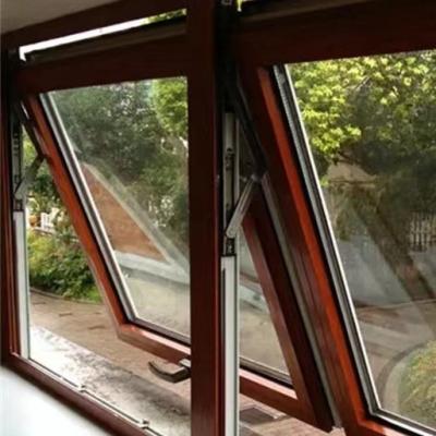 China Excellent Thermal Insulation Aluminum Top Hung Window For Residential Buildings 4mm / 5mm / 6mm / 8mm / 10mm / 12mm Glass for sale