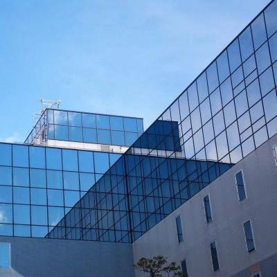 China Customized Design Glass Curtain Wall Thermal Insulation Protection With Patterns Selection And Protection for sale