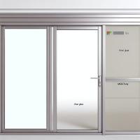China Custom Aluminum Sliding Door with Glass - Size & Color Options for sale