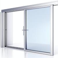 China Custom Aluminum Sliding Door with Glass - Size & Color Options for sale