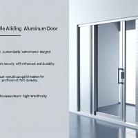 China Customizable Aluminum Sliding Door with Glass Options for sale