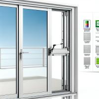 China Customizable Aluminum Sliding Door with Glass Options for sale