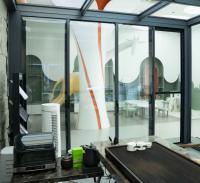 China Customizable Aluminum Sliding Door with Glass Options for sale