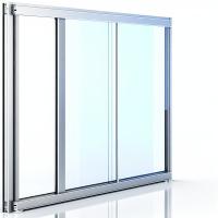 China Customizable Aluminum Sliding Door with Glass Options for sale