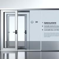 China Customizable Aluminum Sliding Door with Glass Options for sale