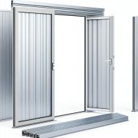 China Customizable Aluminum Sliding Door with Glass for Construction for sale