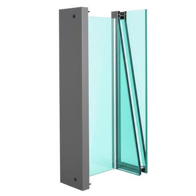 China Long-lasting Glass Curtain Wall with Heat Insulation Waterproof and Advantage for sale