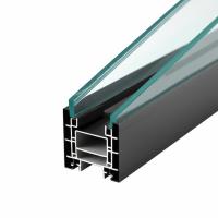 China Durability and Energy Efficiency Combined Glass Curtain Wall with Heat Insulation for sale