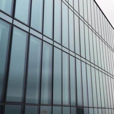 China Customized Design Glass Curtain Wall with Sleek And Modern Aesthetics and Heat Insulation for sale