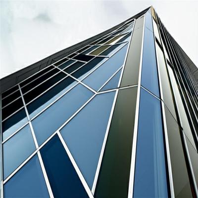 China Customizable Color Glass Curtain Wall with Panel Thickness 1.4~3.0mm Adjustable Light and Waterproof Features for sale