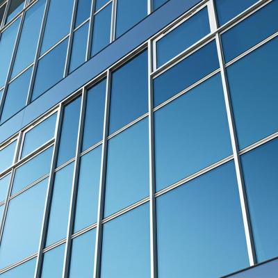 China Sleek And Modern Glass Curtain Wall Offering Customizable Color Aluminium Frame Options for Tailored Architectural Solutions for sale