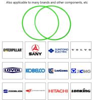 China Hydraulic Nylon Back-Up Ring Gasket Seal N4W 110×1.5×2.5mm Green TPU for Industrial Equipment for sale