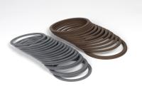 China Bronze Filled PTFE Backup Ring Seal 40mm x 50mm x 3mm Brown O-Ring Support for High Pressure Applications for sale