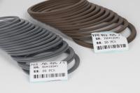 China Bronze Filled PTFE Backup Ring Seal 40mm x 50mm x 3mm Brown O-Ring Support for High Pressure Applications for sale