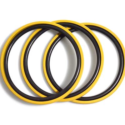China SPGO PTFE+NBR Piston Seal for Hydraulic Cylinders - Available in 30mm to 280mm OD with 3.2mm to 8.1mm Height for sale