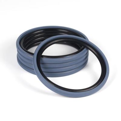 China SPGO PTFE Bronze Piston Oil Seal 80mm OD 8.1mm Height for Hydraulic Cylinders Machinery Repair for sale