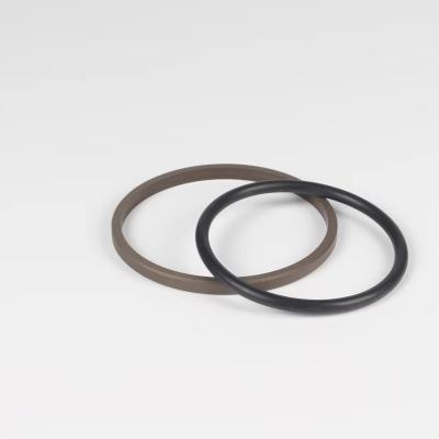 China SPGO Piston Seal 80x8.1mm PTFE Bronze NBR Low Friction Hydraulic Cylinder Seal for sale