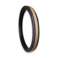 China Heavy Duty Piston Seal SPGW 50 for Excavator Hydraulic Cylinders PTFE NBR for sale