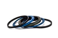 China NBR POM Hydraulic Piston Compact Seal KDAS 60x44mm 35MPa for Machinery Repair for sale