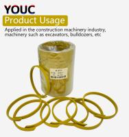 China PTFE Bronze Piston Seal KZT 95x88x7.9 mm for High Temperature Hydraulic Cylinder for sale
