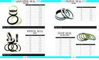 China NBR Piston Seal Ring 250 Bar High Pressure Resistance for Construction Machinery Hydraulic Cylinder for sale