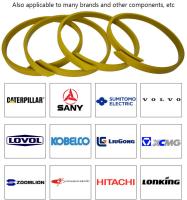 China KZT 80*4*7.9 PTFE Wearing Ring Support Ring for Brown Construction Accessories for sale