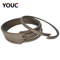 China Hydraulic Oil Slide Ring KZT 90x82x4mm PTFE Bronze for Excavator Cylinder Guide for sale