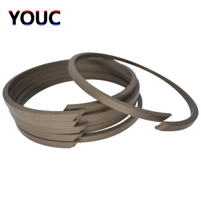 China Hydraulic Oil Slide Ring KZT 90x82x4mm PTFE Bronze for Excavator Cylinder Guide for sale