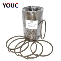 China Hydraulic Oil Slide Ring KZT 90x82x4mm PTFE Bronze for Excavator Cylinder Guide for sale