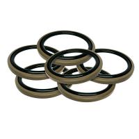 China Brown Step Seal Hydraulic SPGO 110x6.1 PTFE Buffer Band Ring for Excavator for sale