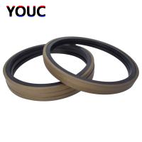 China Hydraulic Cylinder Piston Seal SPG 80x65x7.3mm Double Acting PTFE for sale