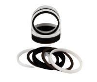 China NBR TPM POM Hydraulic Piston Seal NCF 90x78x42 mm Double Acting Compact Seal for sale
