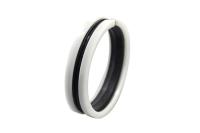 China NBR TPM POM Hydraulic Piston Seal NCF 90x78x42 mm Double Acting Compact Seal for sale