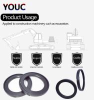 China Excavator Hydraulic OK Piston Compact Seal POM NBR 25mm to 480mm Bore Size for sale