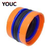 China Orange Blue KDAS DAS Piston Seal TPM Hydraulic Cylinder Seal PU POM NBR 400 Bar for sale