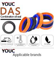 China Orange Blue KDAS DAS Piston Seal TPM Hydraulic Cylinder Seal PU POM NBR 400 Bar for sale