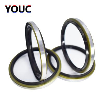China High Temperature DKB Dust Seal NBR Metal Outer Iron 30x42x6mm for Hydraulic Systems -35℃ to +120℃ for sale