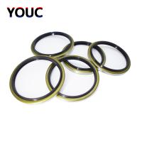China NBR Metal DKB Hydraulic Cylinder Dust Seal 20-150mm ID Range, 31.5MPa Pressure Industrial Grade for sale