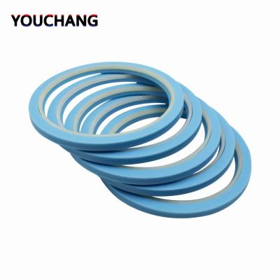 China HBY 110×125.5×6mm Rod Buffer Seal Urethane PU with Backup Ring for Hydraulic Systems for sale
