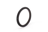 China HBTS SS Buffer Seal PTFE+NBR Hydraulic Rod Seal 35MPa Pressure 1.5m/s Speed for Cylinders and Excavators for sale