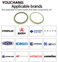 China HBY Buffer Seal 70x85.5x6mm PU POM Excavator Track Adjuster Oil Seal for Commercial Vehicles for sale