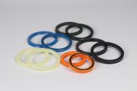 China NBR HNBR U Seal Hydraulic Piston Rod Seal 80x95x10mm Double Lip Design for Construction Equipment for sale