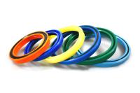 China NBR HNBR U Seal Hydraulic Piston Rod Seal 80x95x10mm Double Lip Design for Construction Equipment for sale