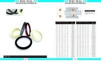 China NBR HNBR U Seal Hydraulic Piston Rod Seal 80x95x10mm Double Lip Design for Construction Equipment for sale