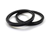 China Construction Black Main Seal Hydraulic Oil Seal 130x145x9mm Double Lip Piston Rod for Excavators for sale