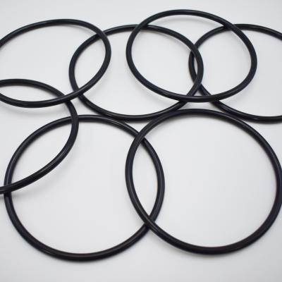 China Black NBR FKM O-Ring Seal 10-200mm Hydraulic Silicone Rubber Seal Ring Viton for Industrial Applications for sale