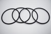 China Black NBR FKM O-Ring Seal 10-200mm Hydraulic Silicone Rubber Seal Ring Viton for Industrial Applications for sale