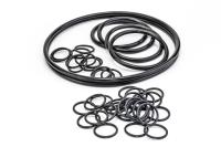 China Black NBR FKM O-Ring Seal 10-200mm Hydraulic Silicone Rubber Seal Ring Viton for Industrial Applications for sale
