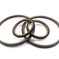 China Brown SPN SPNT 60x4.8mm Hydraulic Seal Ring for Excavator Applications - Viton/NBR/PTFE Materials for sale