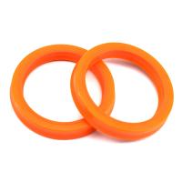 China Orange JCB High Pressure Piston Seals 50x65x12.5mm Double Lip Oil Seal for Hydraulic Cylinder Systems for sale